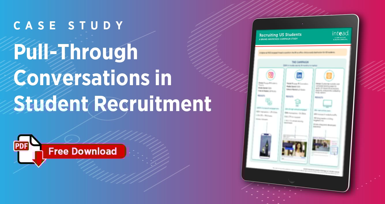 Pull-Through Conversations in Student Recruitment: Case Study | Intead